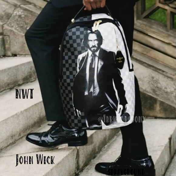 Sprayground | Bags | Nwt John Wick Hotel Backpack Mens Genuine ...